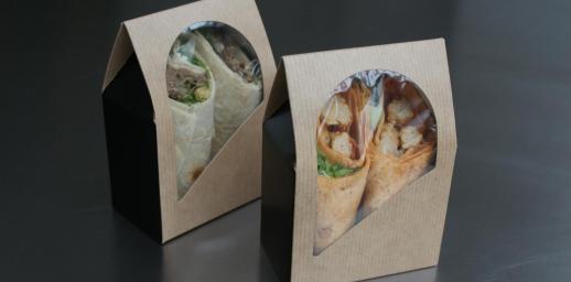 The Wrap Box is the classic premium way of presenting your healthy wraps