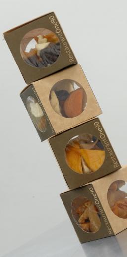 The Original Snack Cube for packing sweets and nuts and snacks for grazing